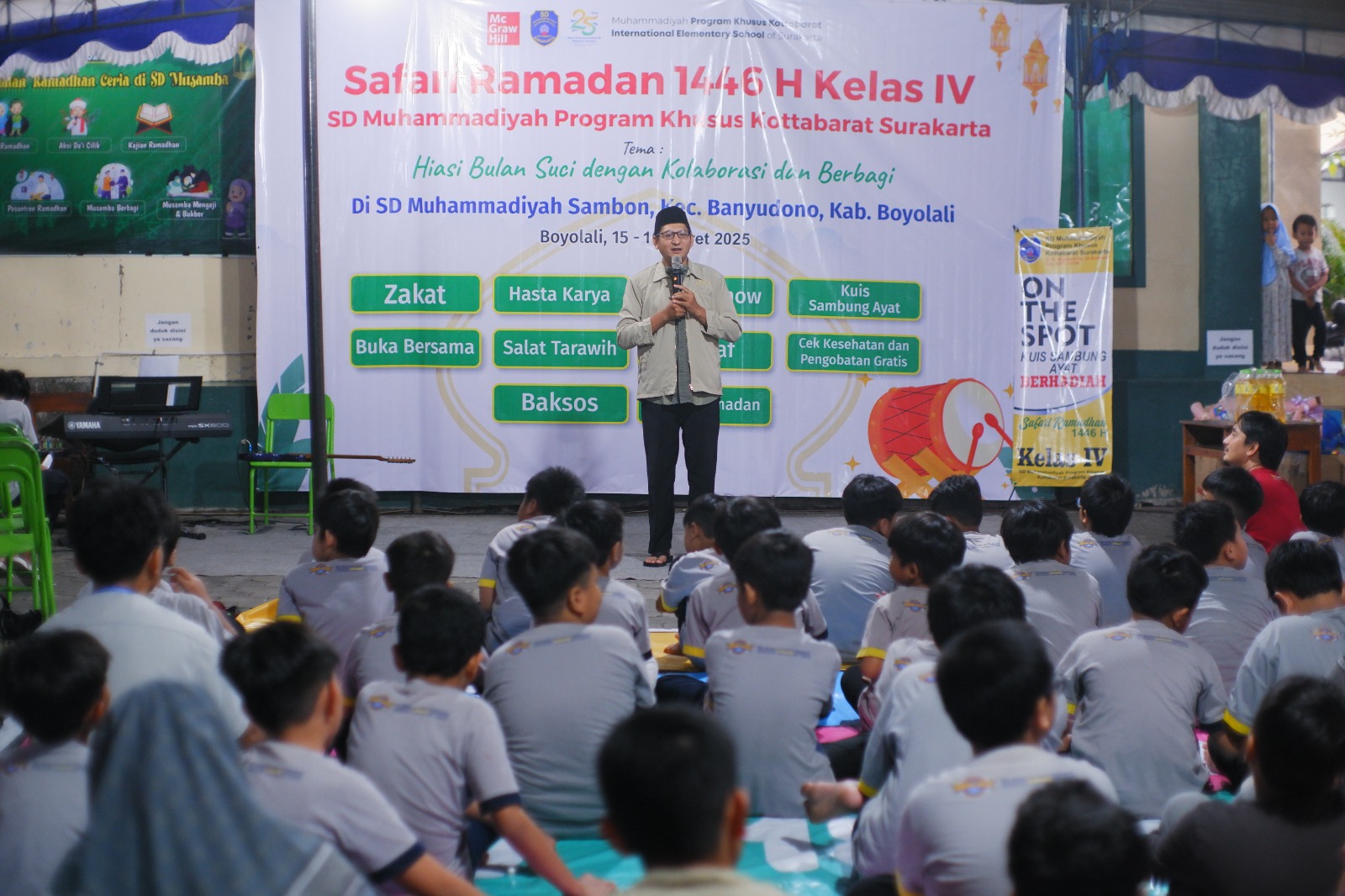 Murid Kelas IV SD Muhammadiyah PK Kottabarat Solo Ikuti Safari Ramadan